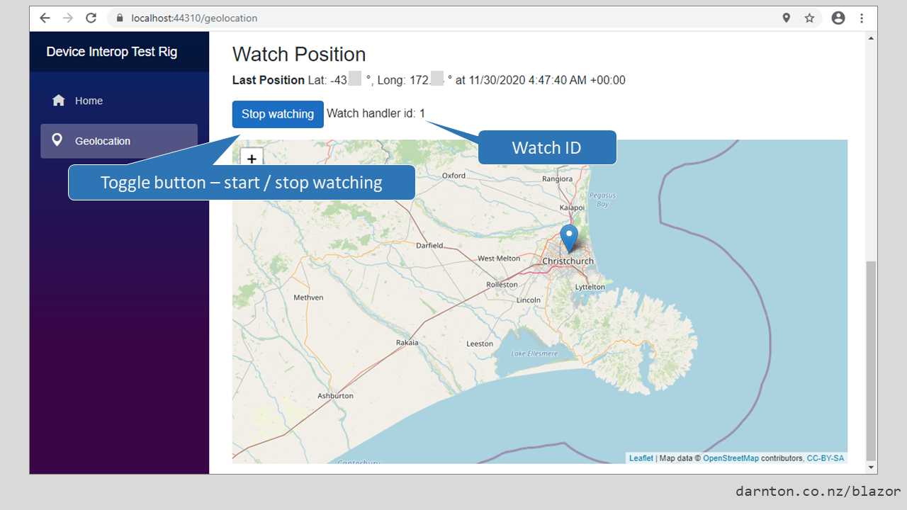 Geolocation II: Position Updates – Bernard Darnton